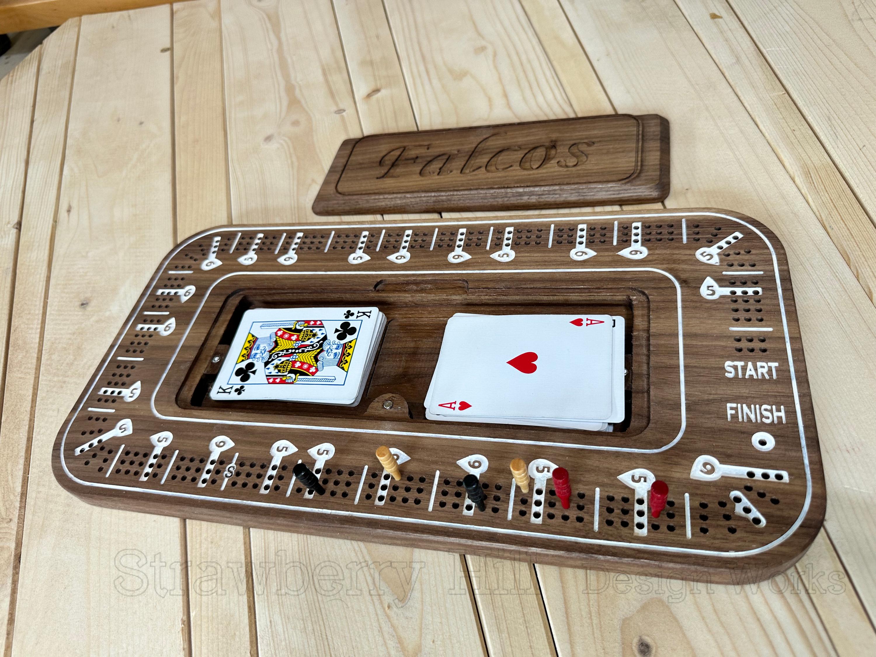 Strategy Cribbage Board CNC File (rectangular) Design File for CNC ...