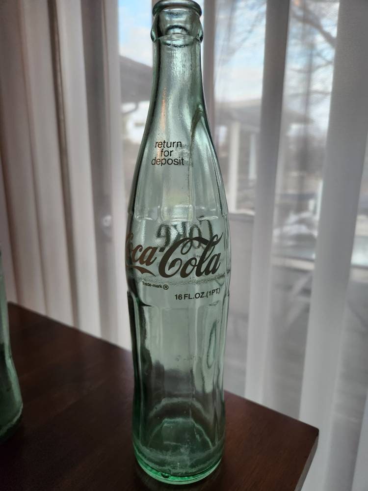 7 Coke Bottles and 1 Pepsi Bottle, Vintage - Etsy