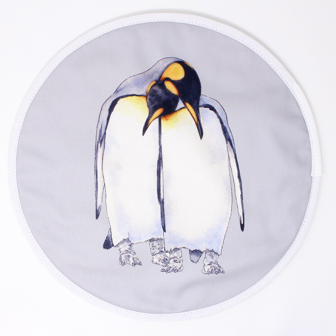 Hob Cover for Aga With 'hugging' King Penguins - Etsy