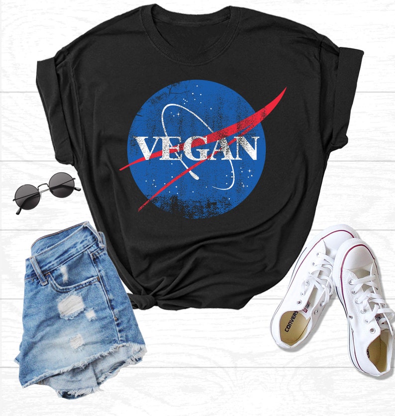 Vegan Shirt | Vegan Clothing | Vegan T Shirt | Vegan Gift | Vegan Nasa ...
