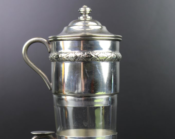 Vintage 1960s Perc-king Handcraft Stovetop Glass Percolator, Sugar ...