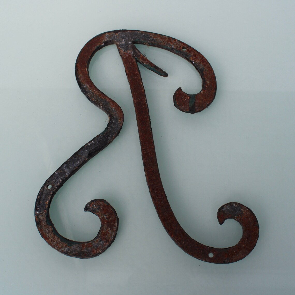 Antique Industrial Curly Wrought Iron Letter R 19th Century - Etsy