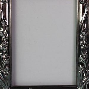 Art Nouveau Style Silver Plated Floral Wall Photo Picture Frame. - Etsy