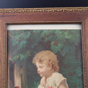 Antique Large Victorian Photo Frame With Bronze & Brass on Wood. - Etsy