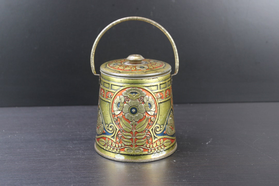 Art Nouveau Floral Butterfly Cacao Tin Wessanen Wormerveers. - Etsy