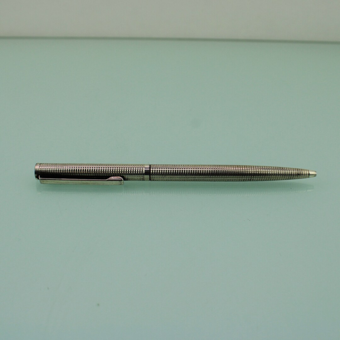 Art Deco Silver Ballpoint Pen Biro. - Etsy