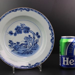 Antique Chinese Porcelain Blue & White Deep Plate. - Etsy