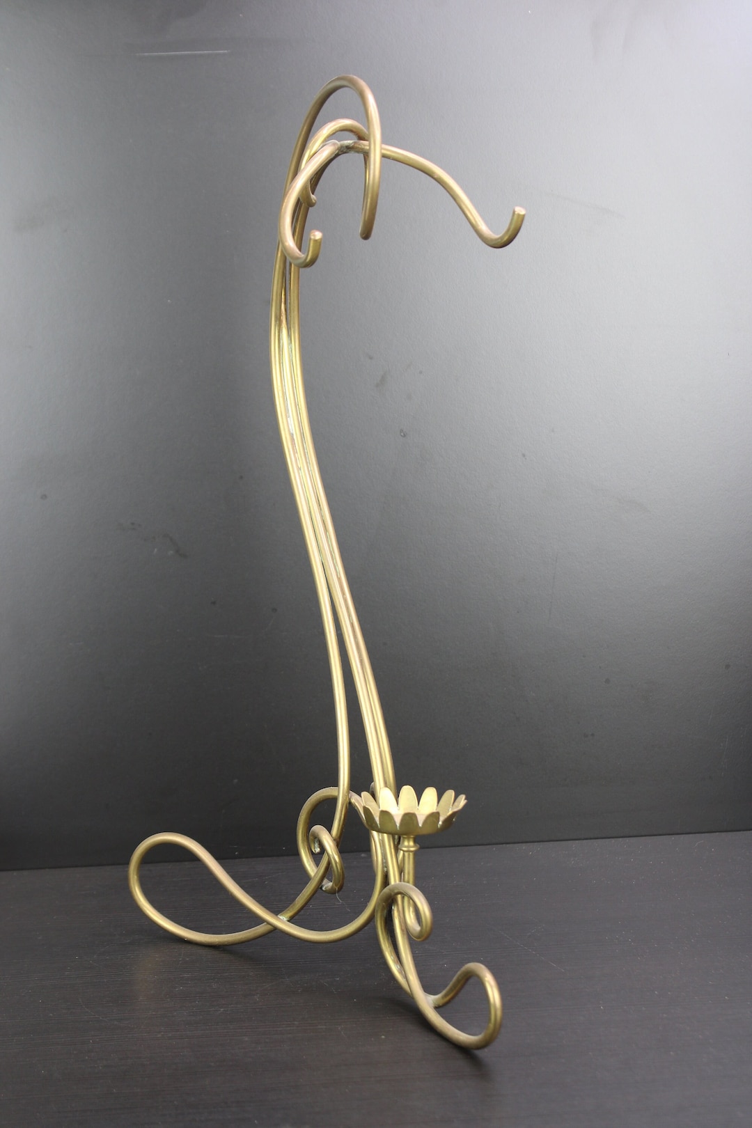 Art Nouveau Large Brass Kettle Holder With Burner Stand by Fischer. - Etsy