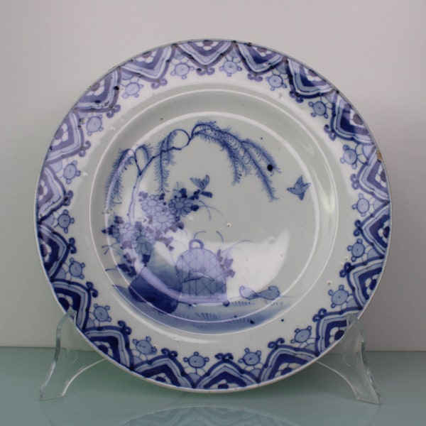 Japanese Arita Plates Blue and White - Etsy