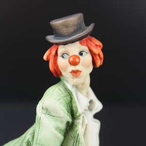 Vintage Charlie Clown Riding a Scooter Figurine by Giuseppe Armani. - Etsy