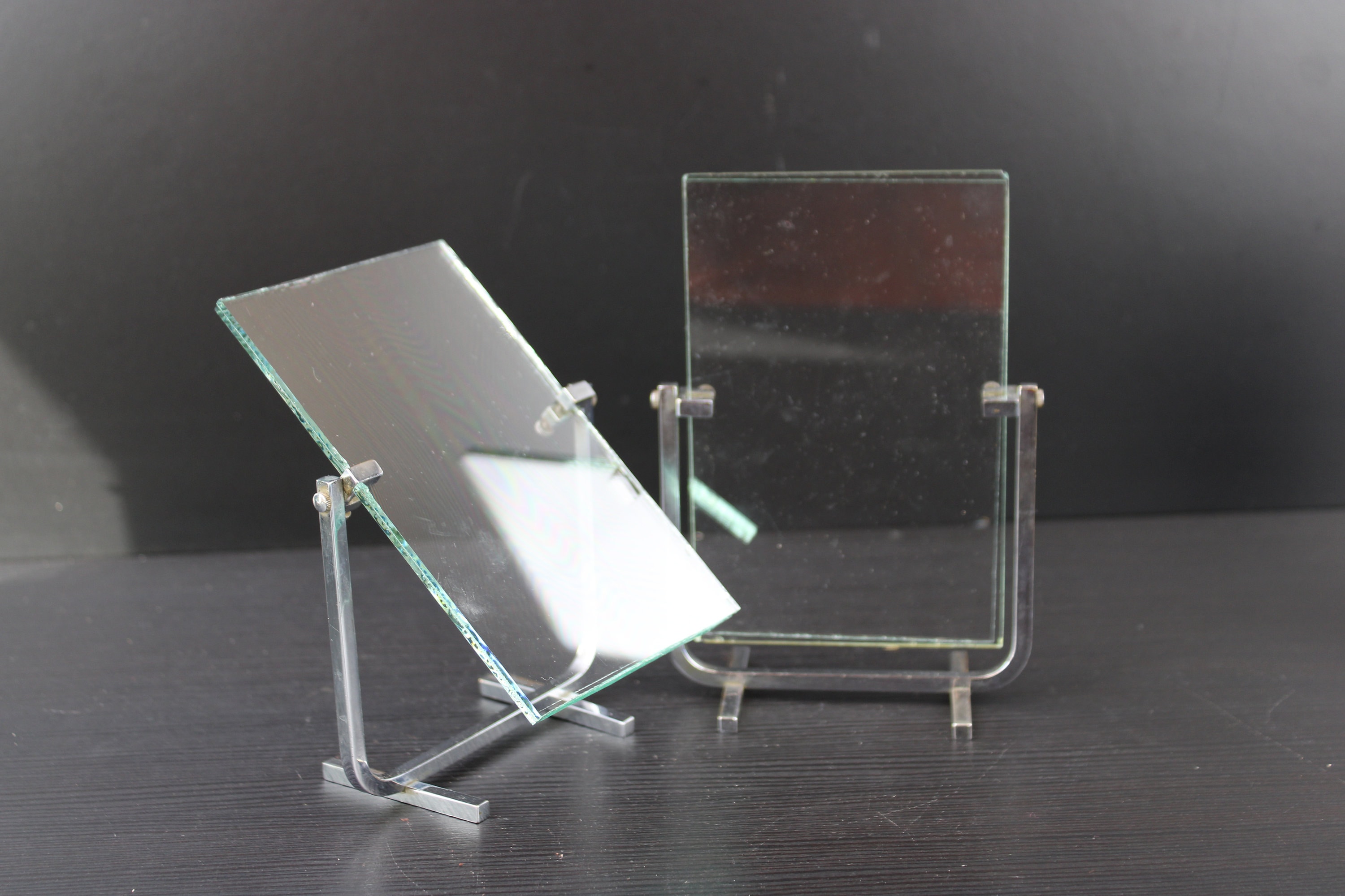 Art Deco Chrome Pair of Movable Photo Picture Frames. - Etsy