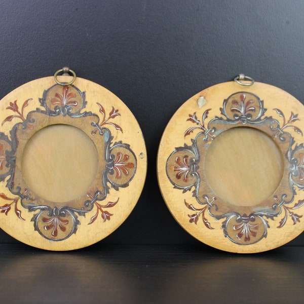 Antique Picture Frames Pair - Etsy