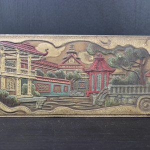 Antique Vintage Chinese Oriental Storage Biscuit Candy Tin - Etsy