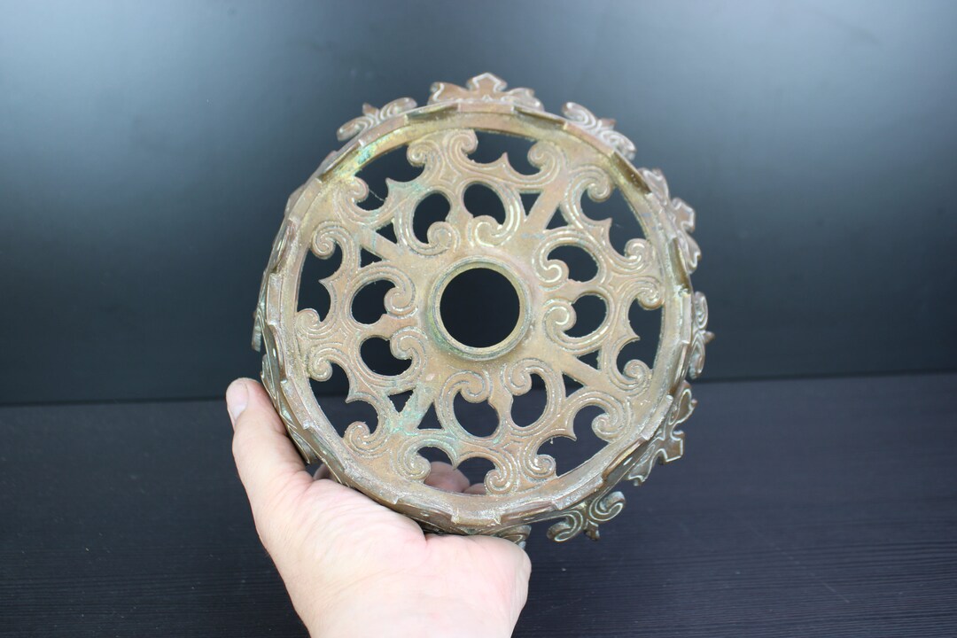 Antique Bronze Round Vase Display Stand. - Etsy