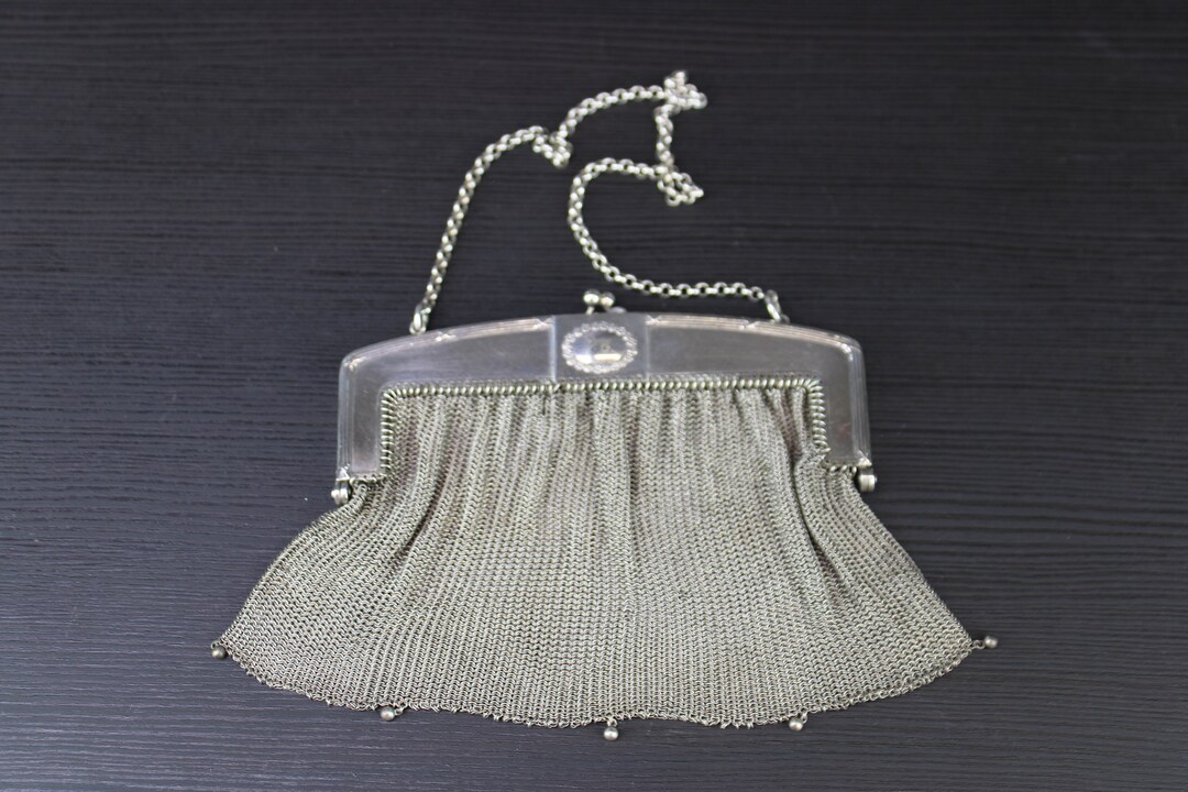 Art Nouveau Silver Plated Mesh Purse Bag by WMF - Etsy