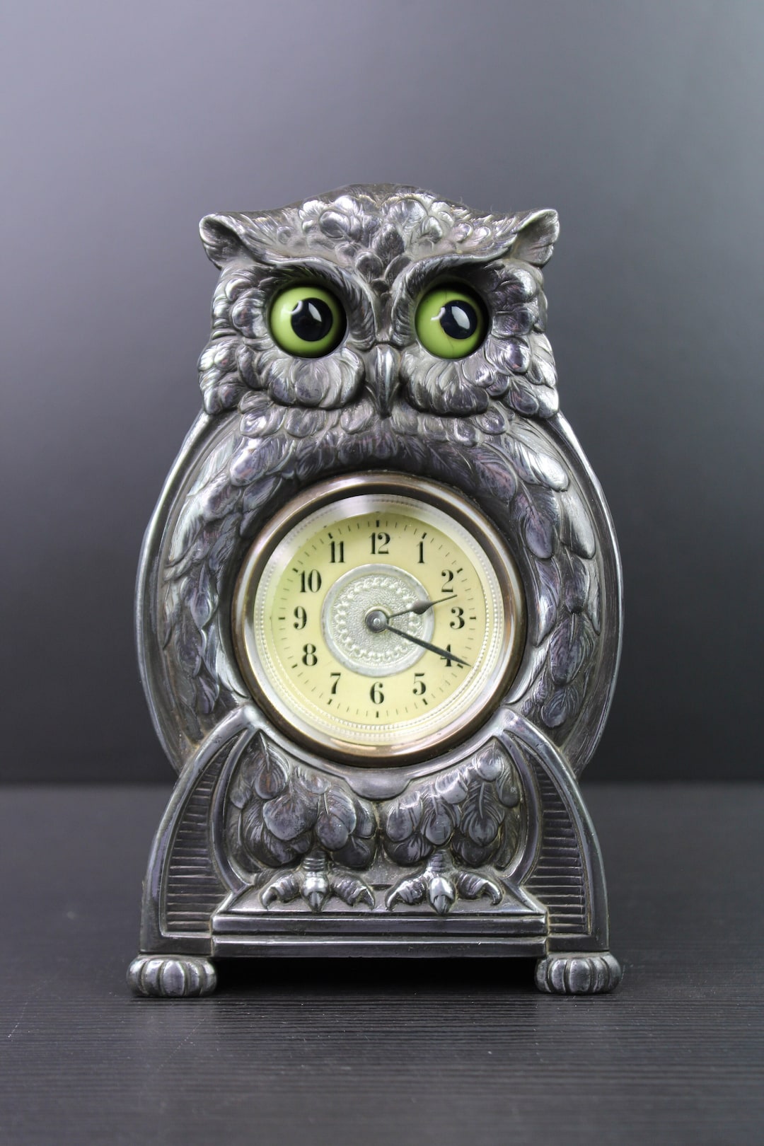 Art Nouveau Antique Owl Clock With Shifty Eyes That Move With Time. - Etsy