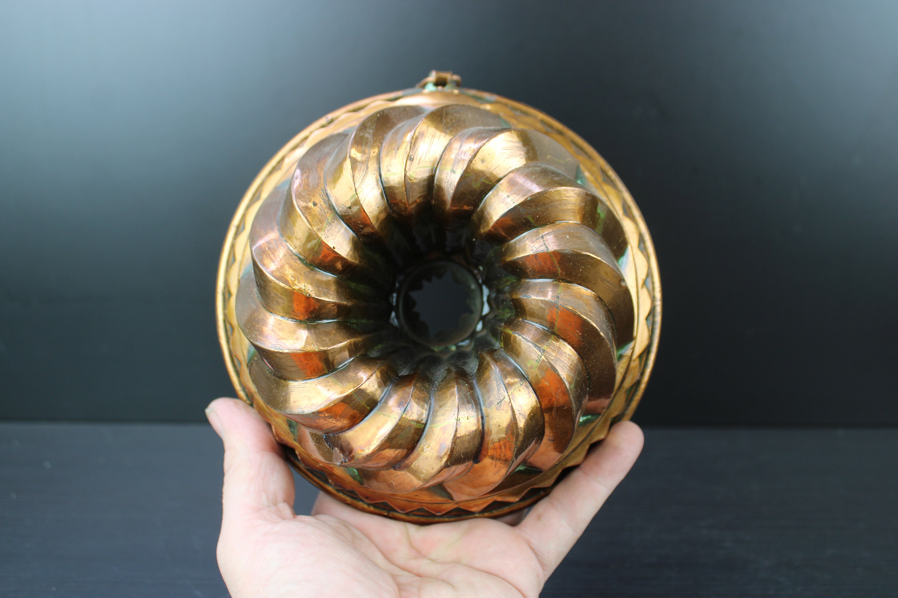 Antique French Copper Cake Mold. - Etsy