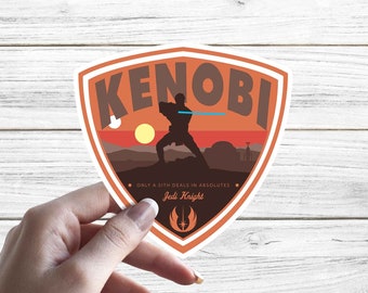 Obi Wan Kenobi Sticker - Etsy