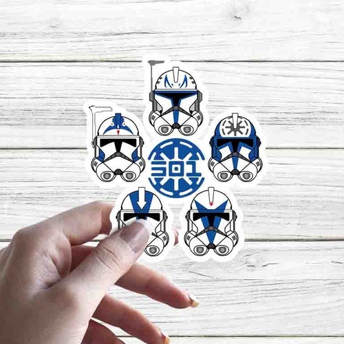 Clone Commanders Stickers Star Wars Sticker Clone Trooper - Etsy