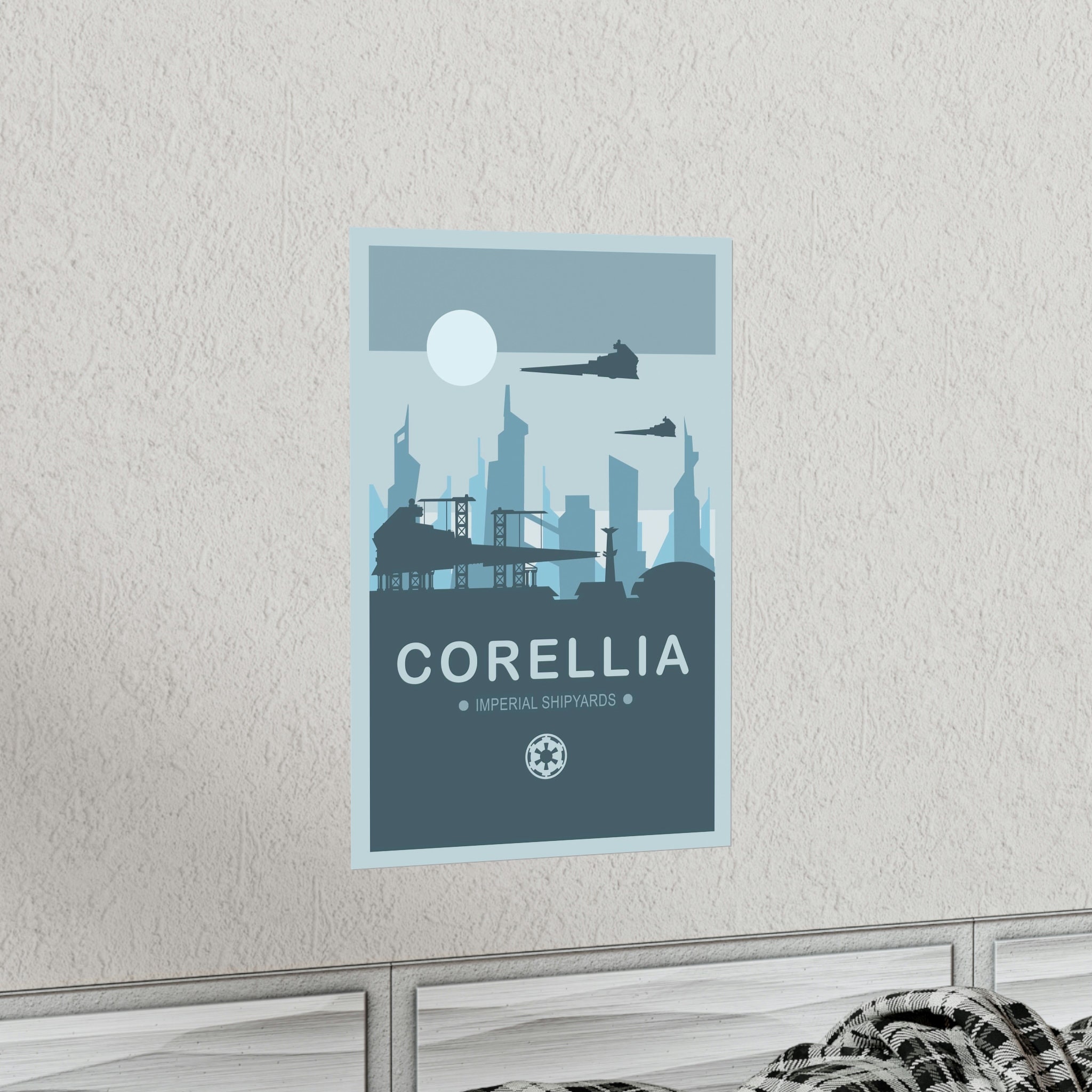 Star Wars Corellia Imperial Shipyards Poster Star Wars Art - Etsy