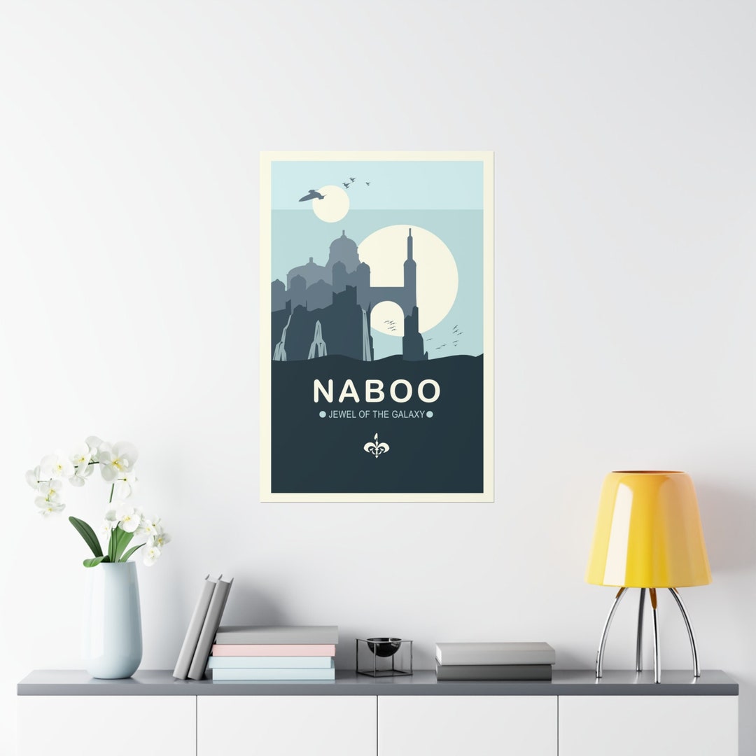 Star Wars Naboo Poster | Star Wars Art Prints | Jewel of the Galaxy Art ...