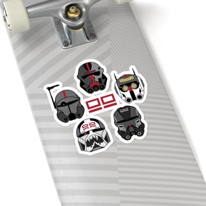 The Bad Batch Sticker: Clone Force 99 Star Wars Kiss-cut Stickers - Etsy