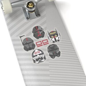 The Bad Batch Sticker: Clone Force 99 Star Wars Kiss-cut Stickers - Etsy