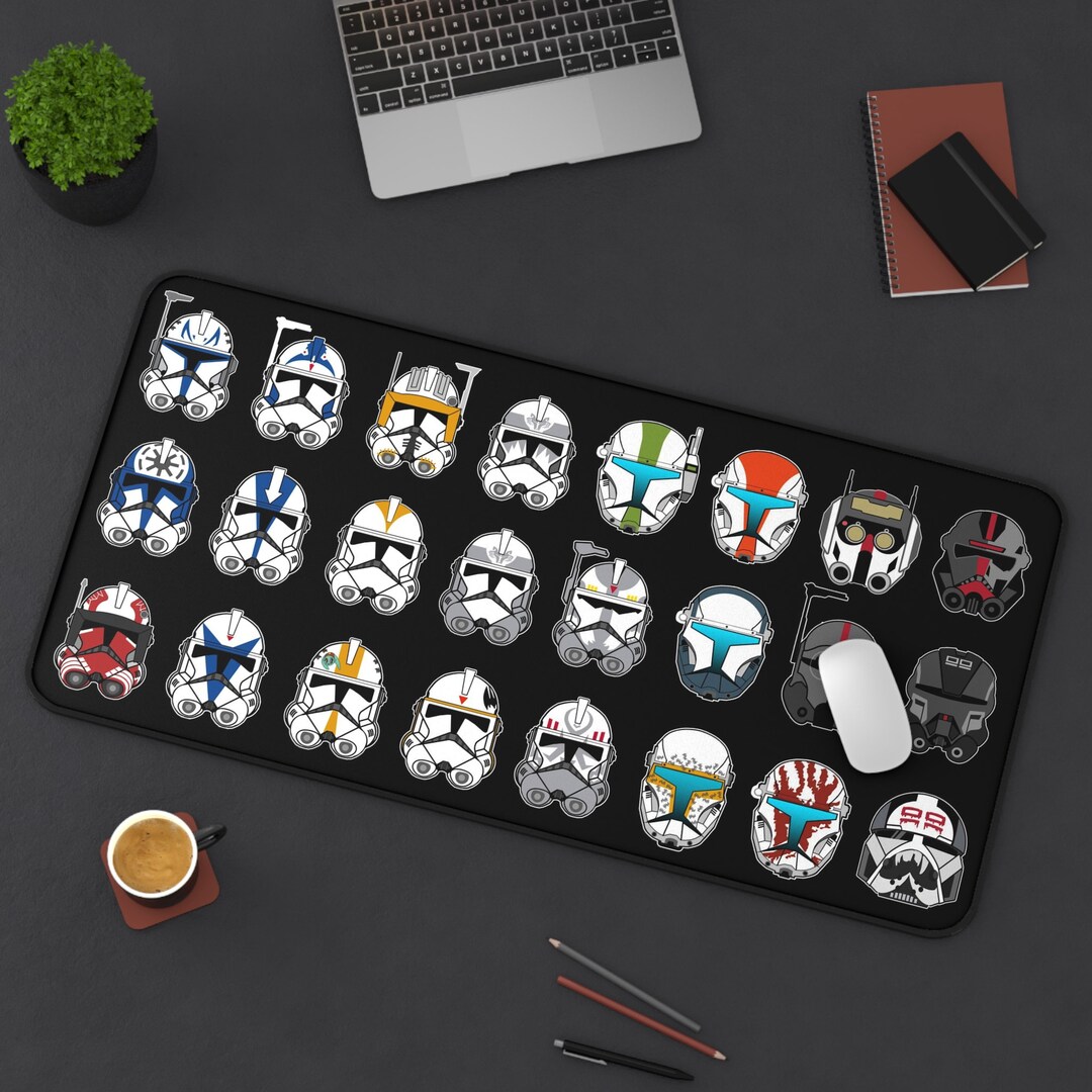 Star Wars Clone Troopers Desk Mat V2 | Clone Wars Desk Mat | Bad Batch ...