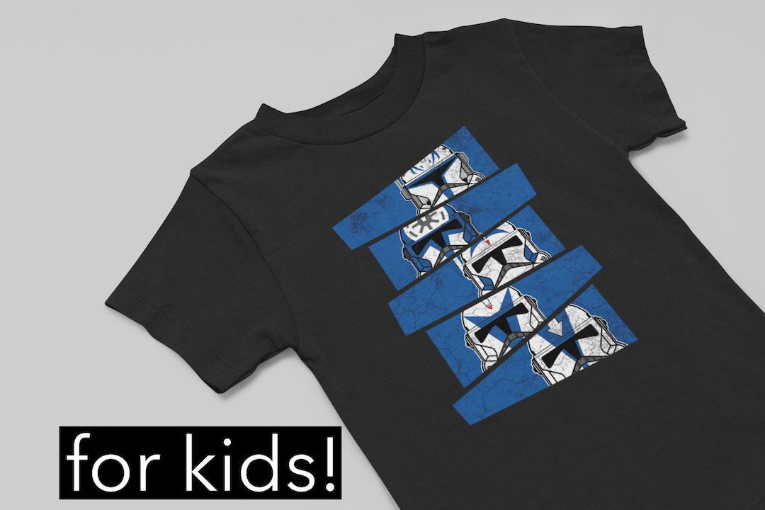 The 501st Legion Helmets Kids Shirt | Star Wars Shirt | Clone Wars ...