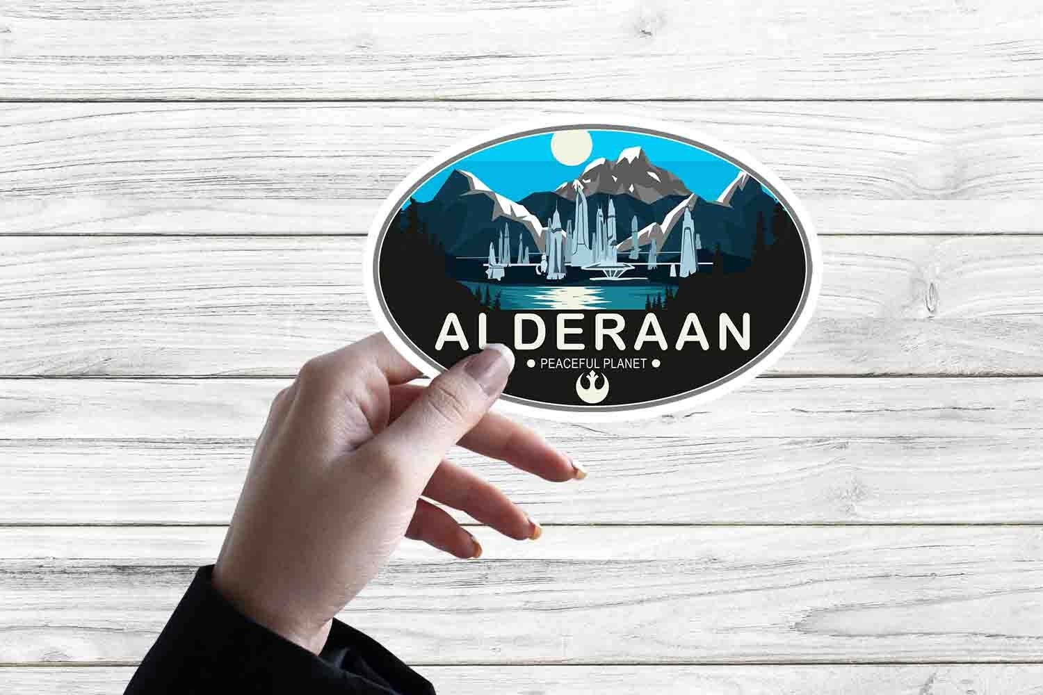 Alderaan Stickers Star Wars Galaxy Stickers Peaceful - Etsy