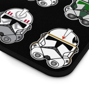 Star Wars Clone Troopers Desk Mat: Minimalist Gaming Pad (12"x22") - Etsy