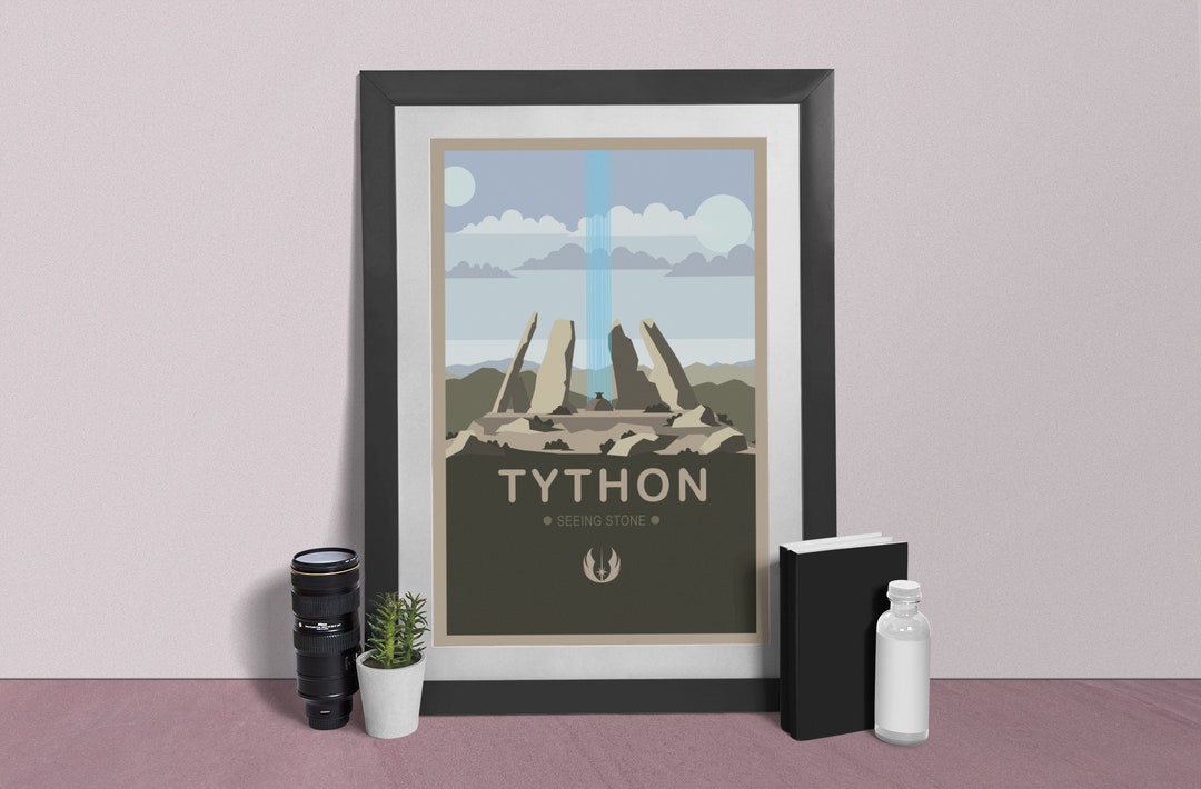 Star Wars Tython Poster Star Wars Art Prints Mandalorian - Etsy