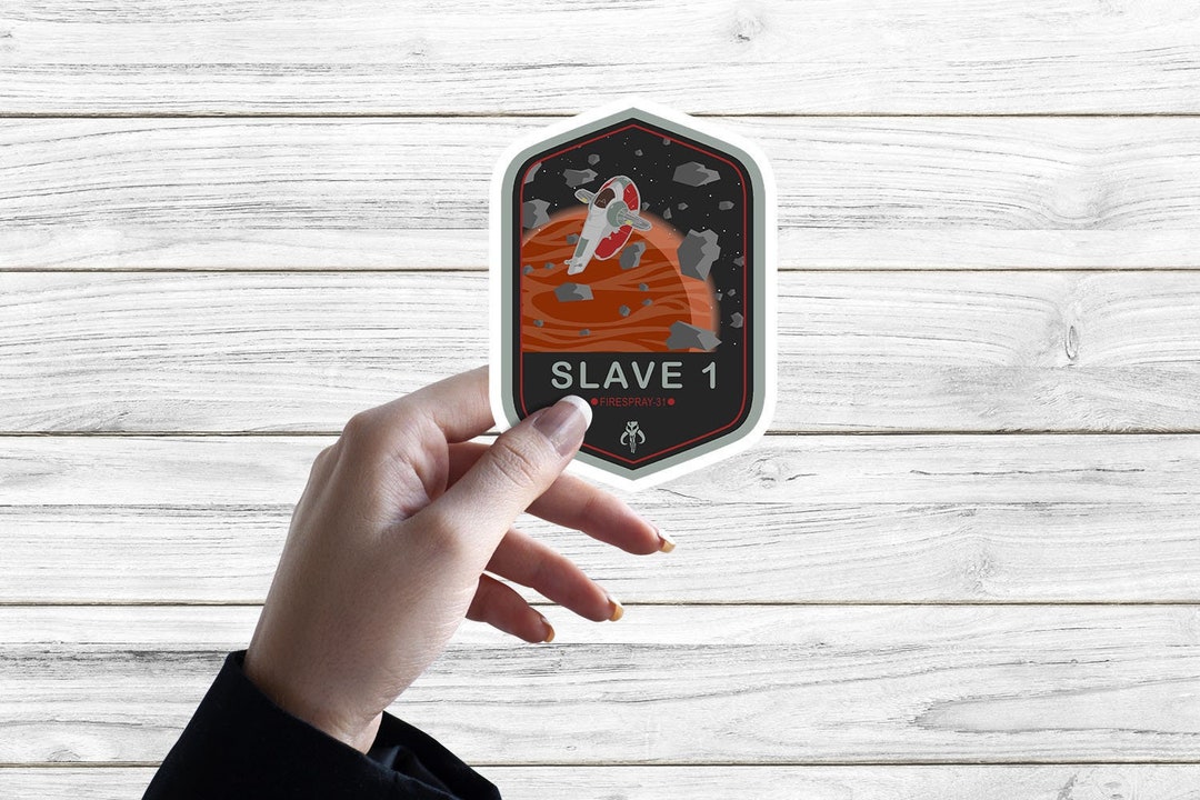 Star Wars Slave 1 Sticker Star Wars Galaxy Stickers Boba Fett Slave One ...