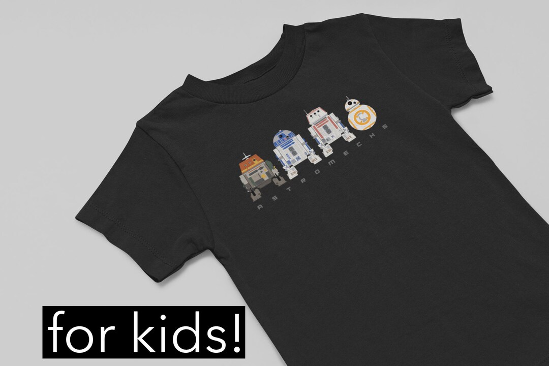 Astromech Droids Kids Shirt | Star Wars Kids Cotton Tshirt | R2D2 ...