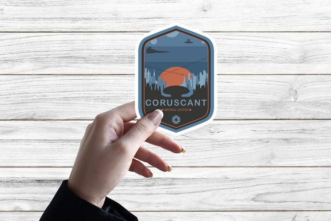 Coruscant Imperial Center Stickers Star Wars Galaxy Stickers Star Wars ...