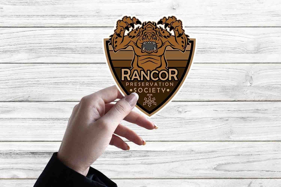 Rancor Preservation Society Sticker - Star Wars Kiss-cut Decal - Etsy