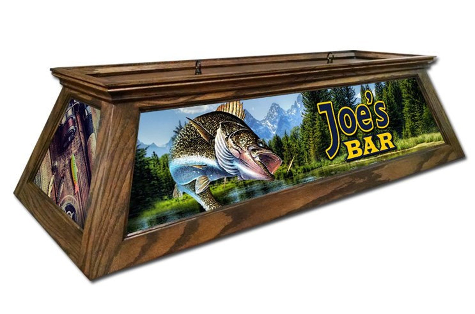 42 Hardwood Custom Pool Table Light, Completely Custom Billiard and ...