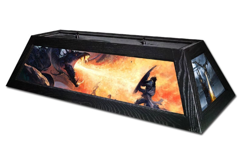 42 Hardwood Custom Pool Table Light, Completely Custom Billiard and ...