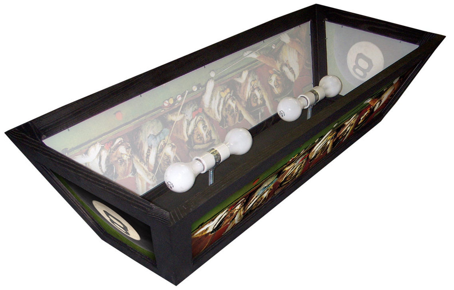 42 Hardwood Custom Pool Table Light, Completely Custom Billiard and ...