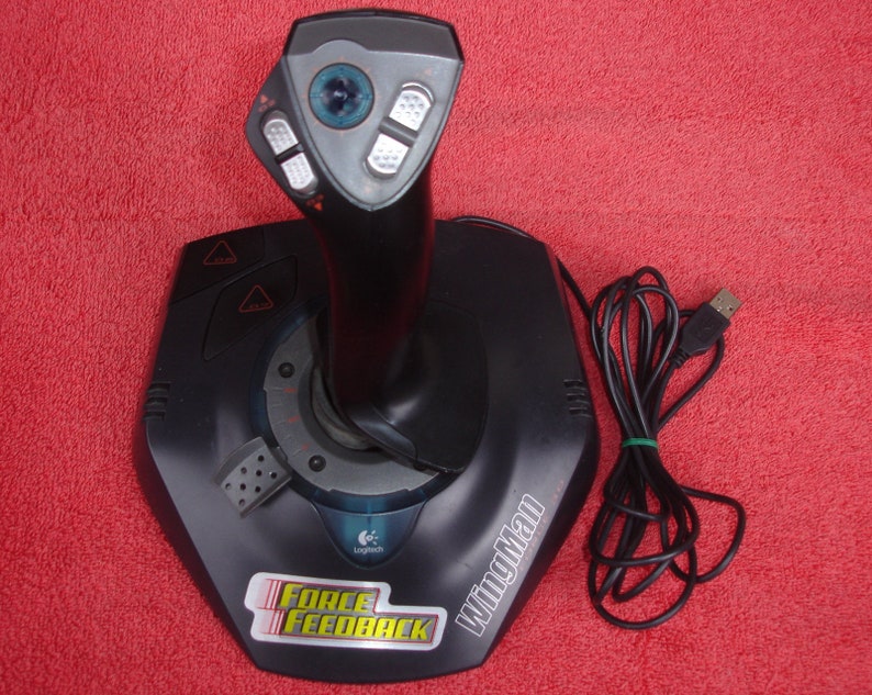 Logitech Wingman Force Feedback 3D Joystick Model J-UC10 Tested and ...