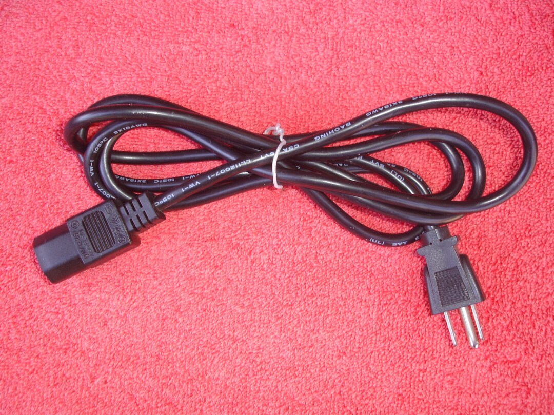 Power Cord for Power Smokeless Grill XL Model PG-1500XL Indoor Cooker ...