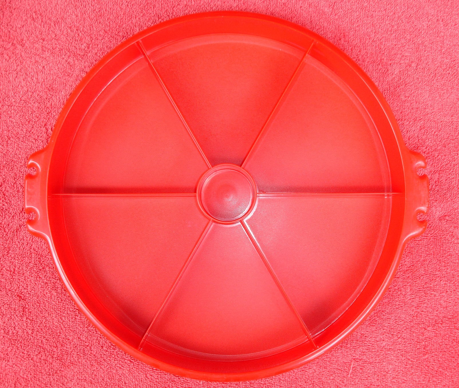 Tupperware Divided Party Tray With Lid and Carry Handle Model 405 - Etsy