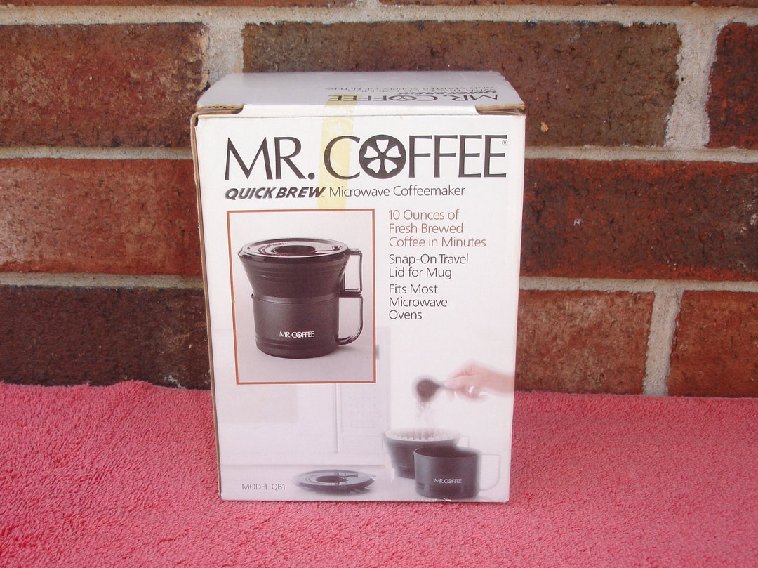 Mr Coffee Quick Brew Microwave Coffeemaker Model QB1 Never Used Opened ...
