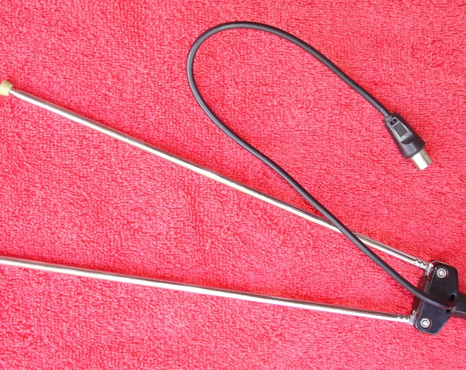 TV Rabbit Ears Antenna With Coax Cable Connection Plug - Etsy