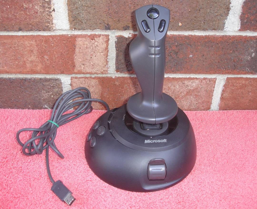 Microsoft Side Winder Joystick Part Number X05-92626 Tested and Working ...