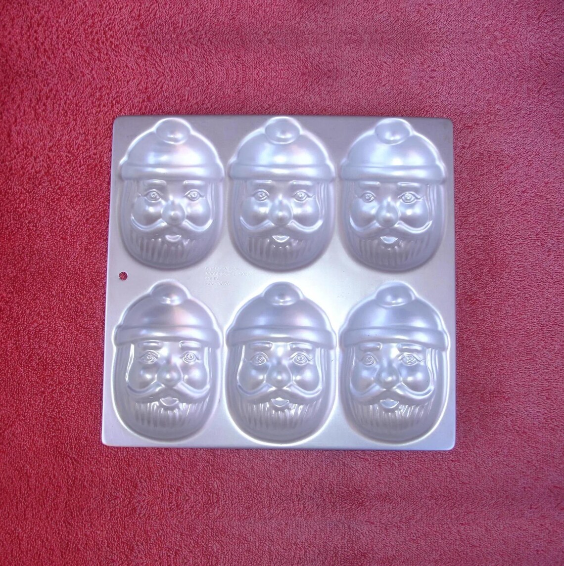 Wilton Santa Clause Mold for Cake, Candy or Jello 6 Cavity #502-3878 - Etsy