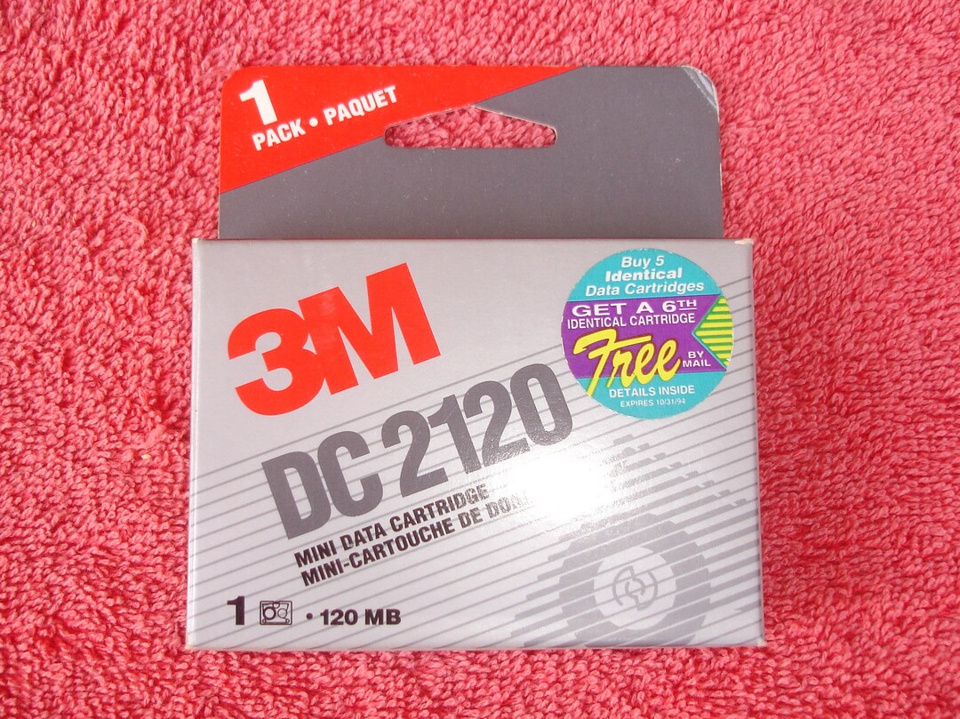 3M Mini Data Cartridge 120MB DC2120 - Etsy