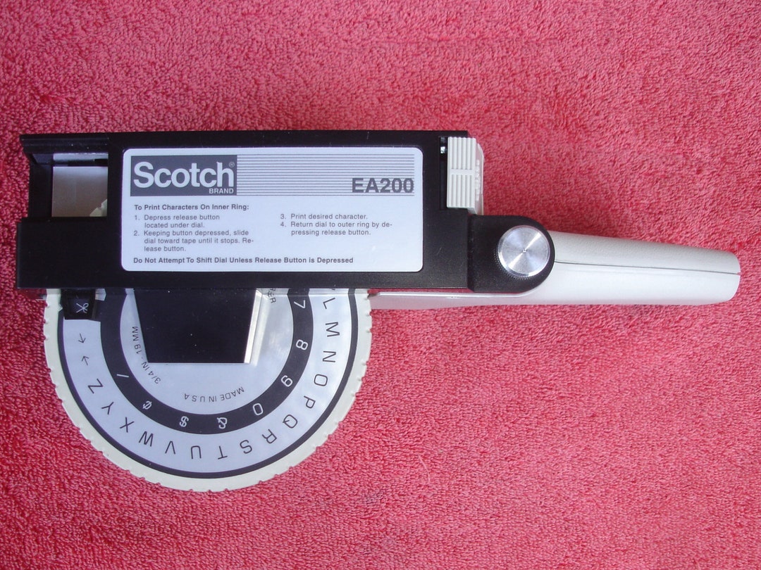 Scotch Labeler Model Ea 200 Laber Maker Embosser Etsy