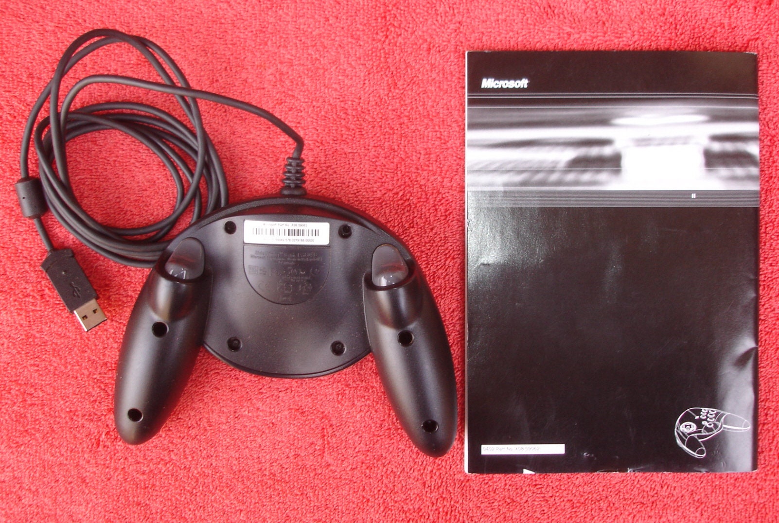 Microsoft Sidewinder Game Pad USB Controller With Owners Manual Tested ...