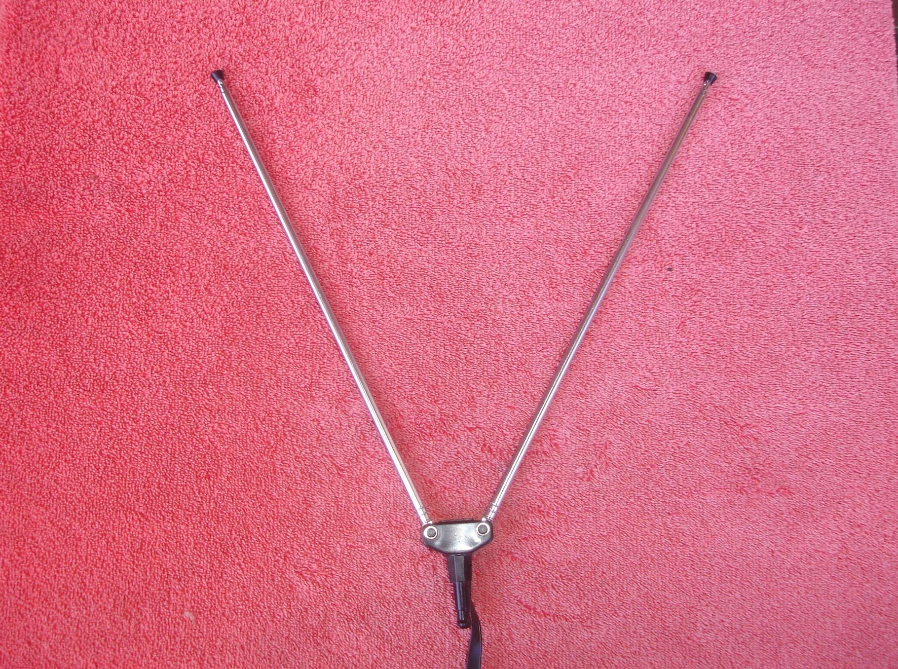 TV Rabbit Ears Antenna With Forked Terminals Connectors - Etsy